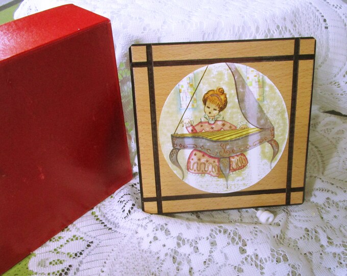 Music Box, Brahms Lullaby, Nursery Decor, Swiss Movement, Thorens ...