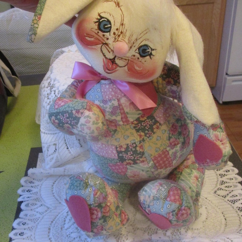 Patchwork Bunny - Etsy