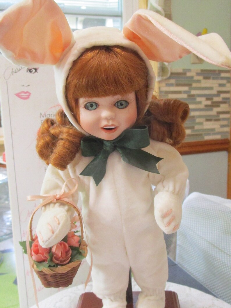 1995, Marie Osmond Doll, Rabbit Doll, Velveteen Rabbit, Porcelain Doll ...
