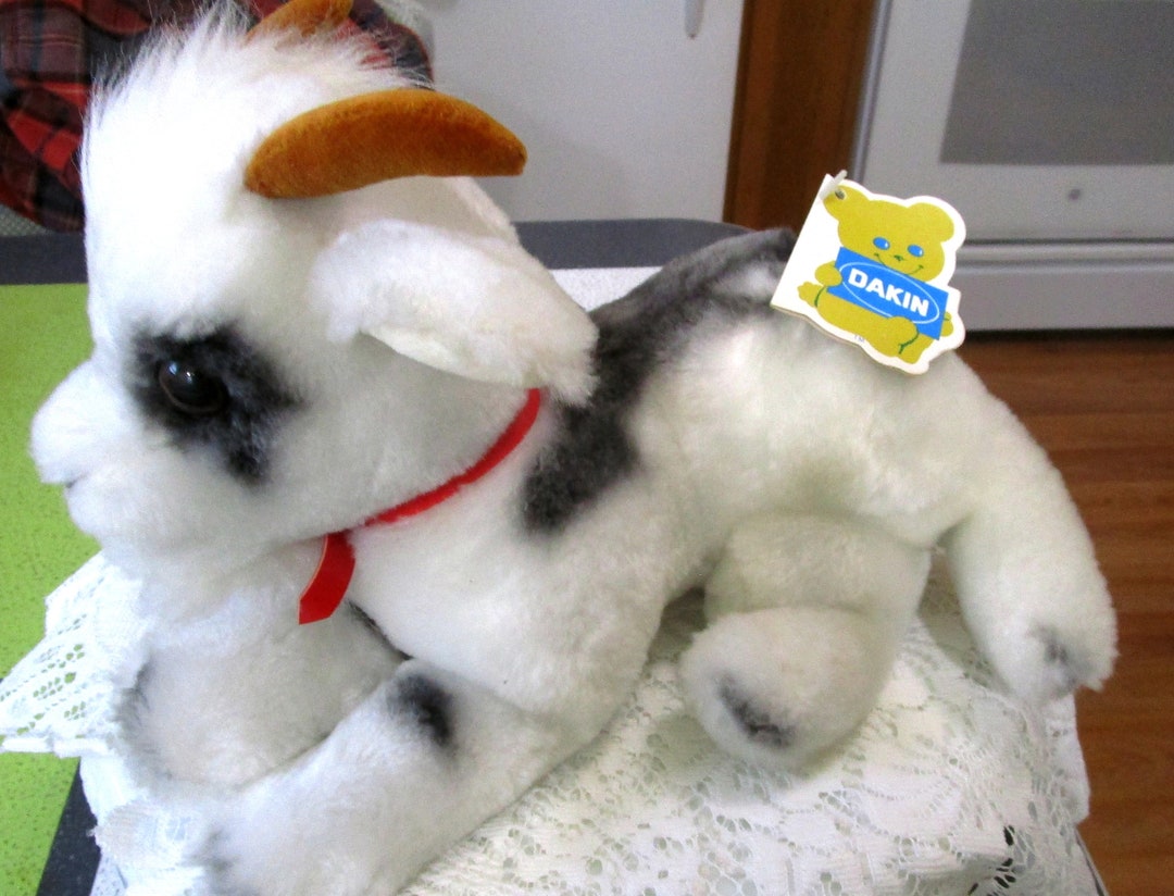 Dakin, Nature Babies, Stuffed Goat, Goat Plushie, Vintage Plushies ...