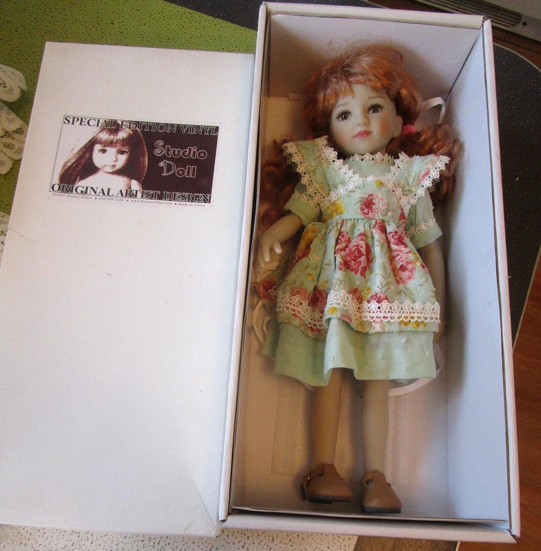 13in, Dianna Effner, Vinyl Doll, Maru Doll, Redheaded Doll, Vintage ...