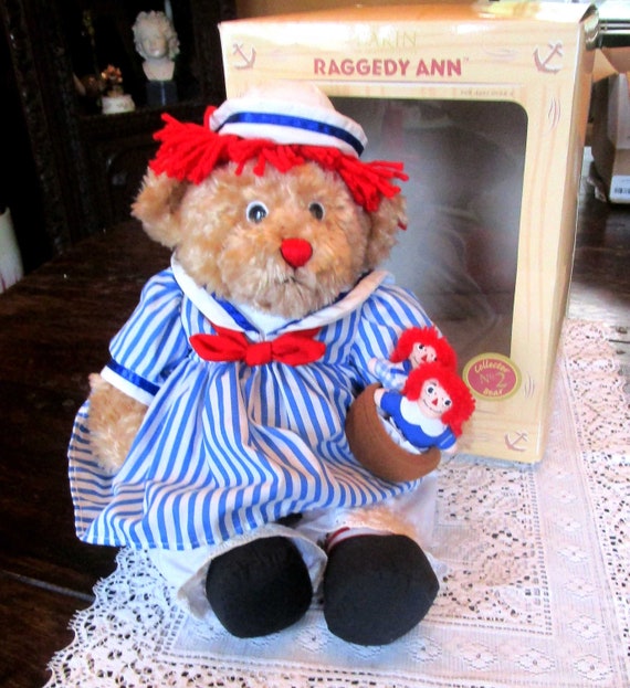 Raggedy Bear Dakin Raggedy Ann Vintage Bears Teddy Bear | Etsy