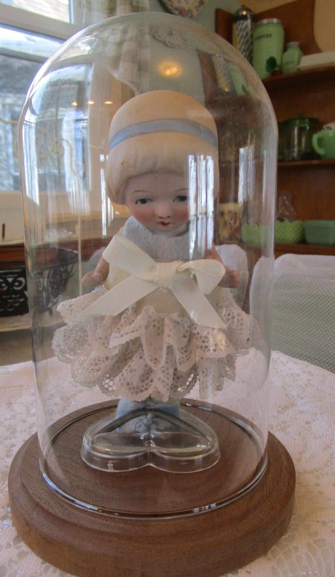 Vintage Doll, Doll Dome, Made in Japan, Bisque Doll, Antique Doll ...