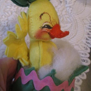 1987, Easter Duckling, Annalee Duck, Annalee Doll, Easter Decor, Easter ...