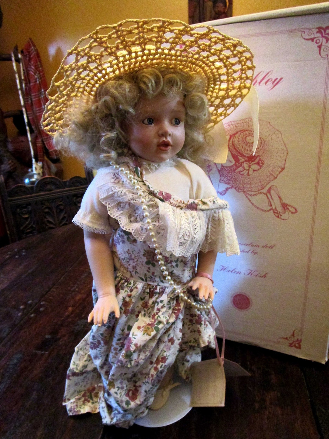 17 In, Porcelain Doll, Helen Kish, Ashley, Hamilton Doll, Vintage Doll ...