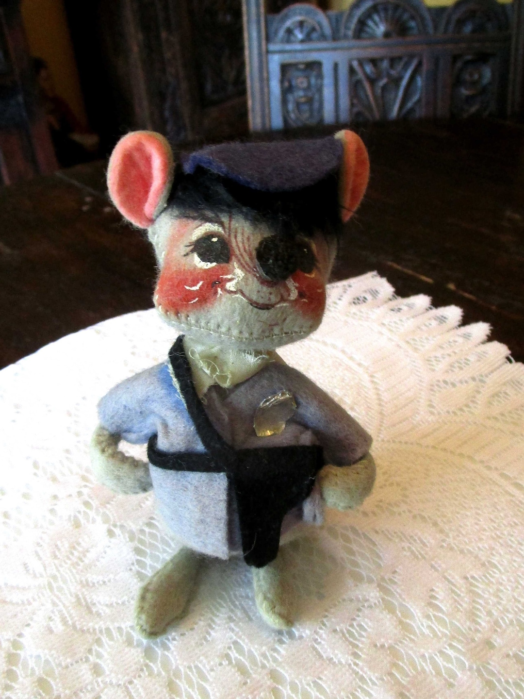1971, Annalee Mouse, Policeman Mouse, Annalee Doll, Vintage Doll, Mouse ...