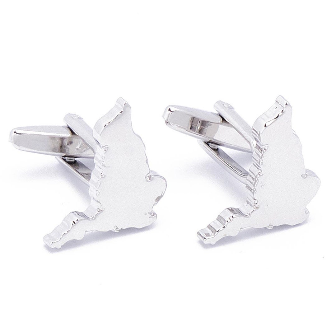 Cufflinks England Map Outline - Etsy