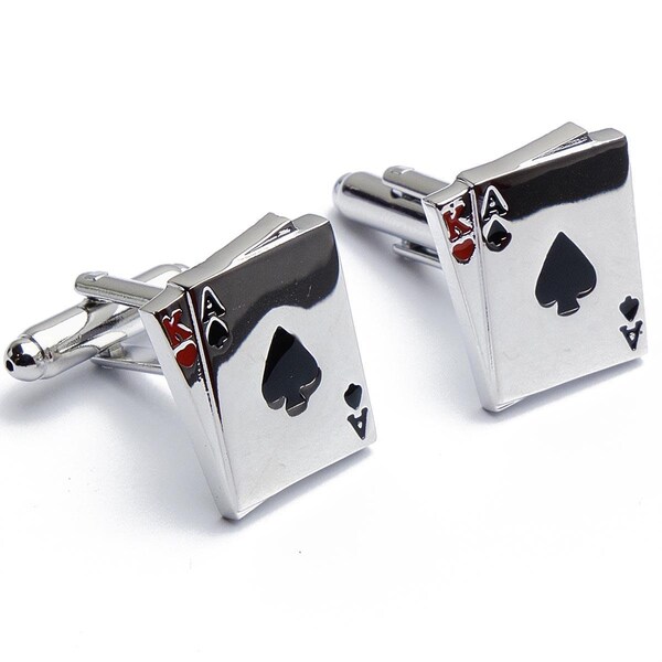 Card Cufflinks - Etsy