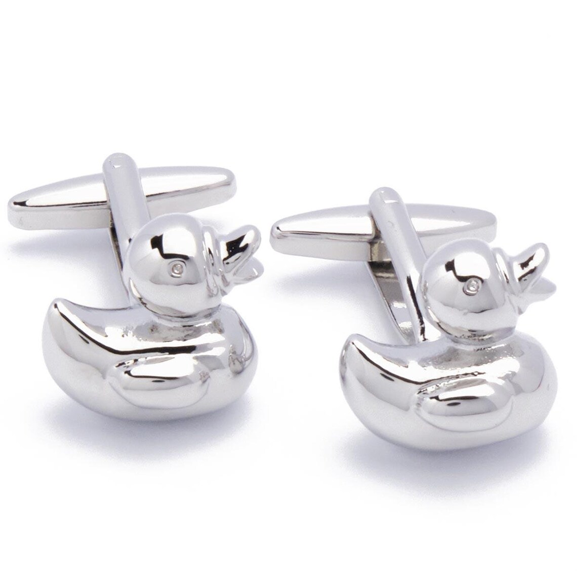 Cufflinks Rubber Ducks Rubber Duck Duck Silver - Etsy