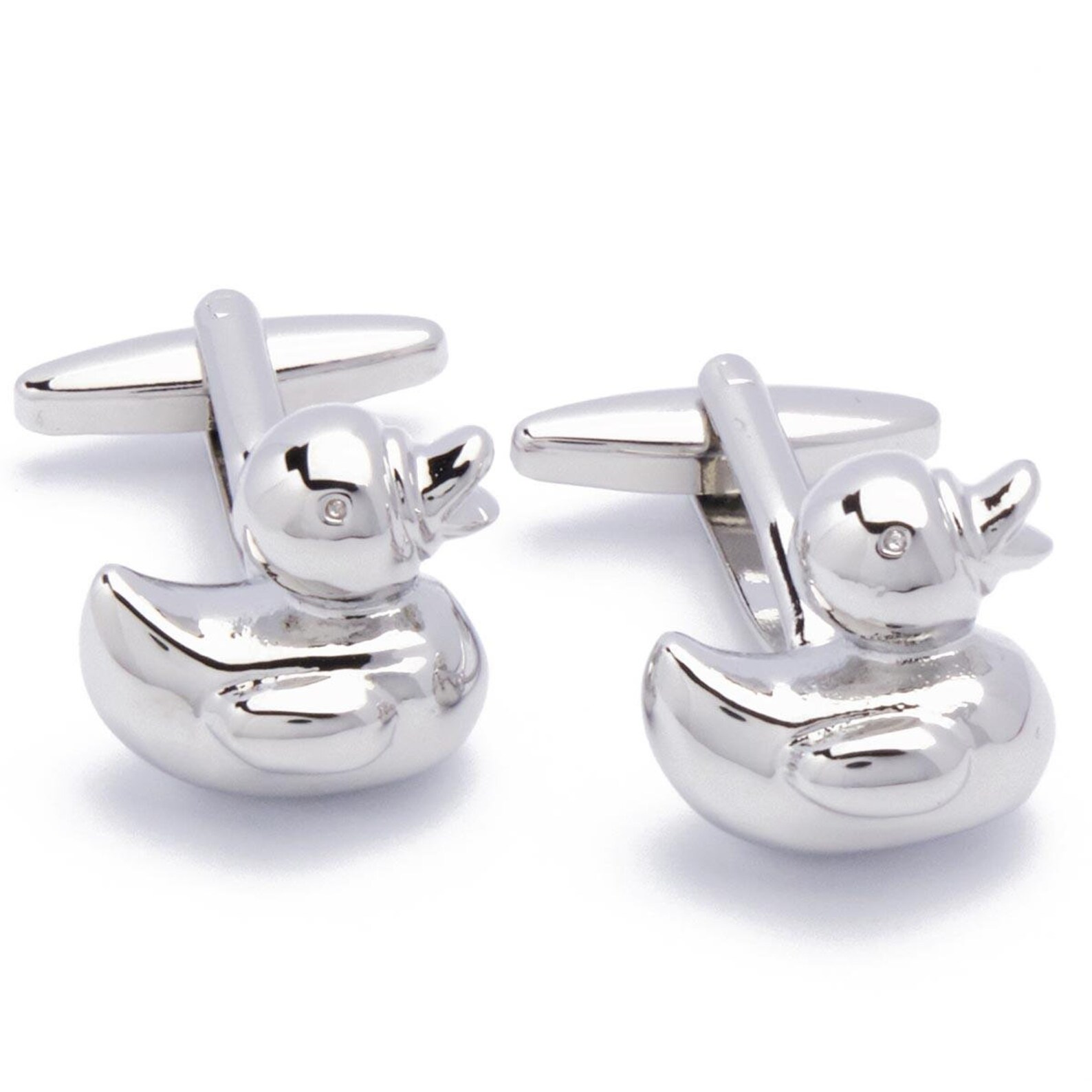 Cufflinks Rubber Ducks Rubber Duck Duck Silver - Etsy