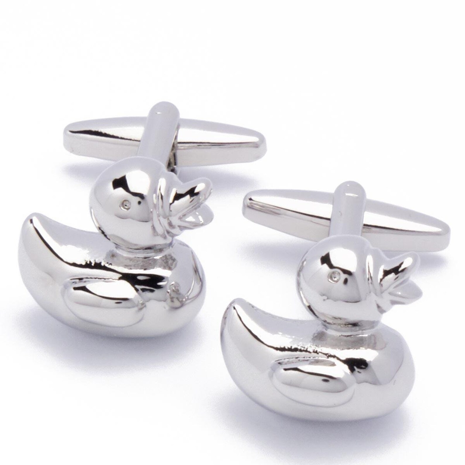 Cufflinks Rubber Ducks Rubber Duck Duck Silver - Etsy