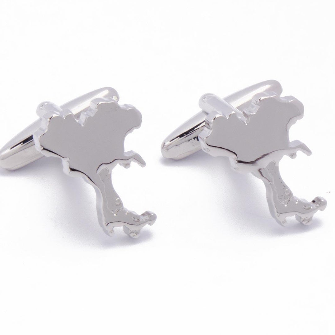 Cufflinks Thailand Map Outline - Etsy