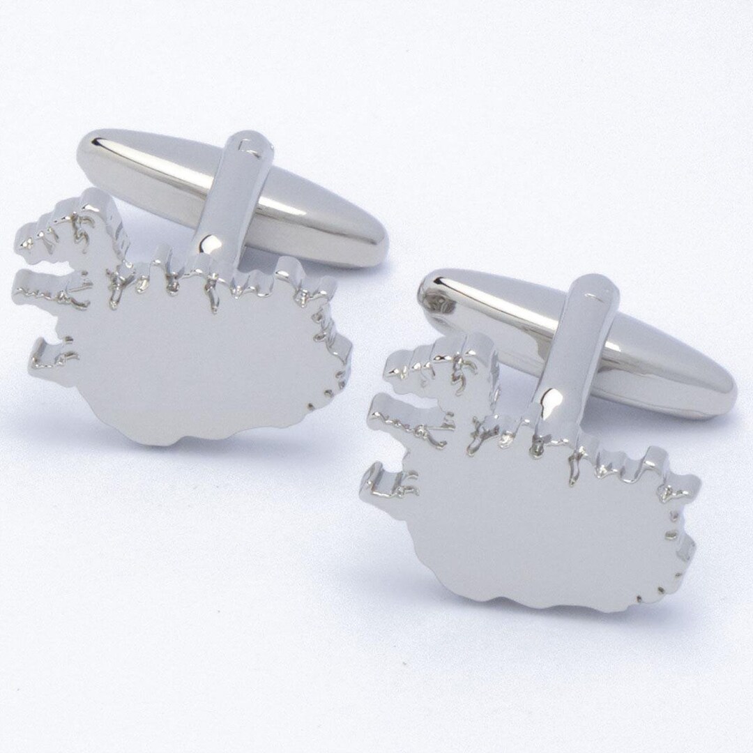 Cufflinks Iceland Map Outline - Etsy