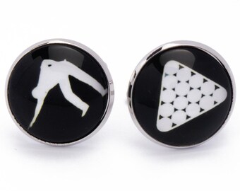 Billiards Cufflinks - Etsy