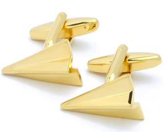 Paper Airplane Cufflinks - Etsy