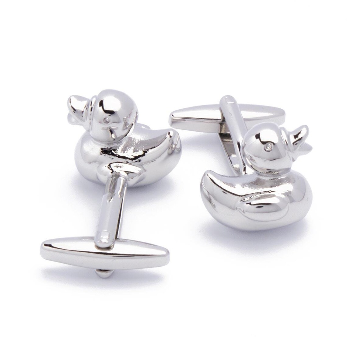 Cufflinks Rubber Ducks Rubber Duck Duck Silver - Etsy