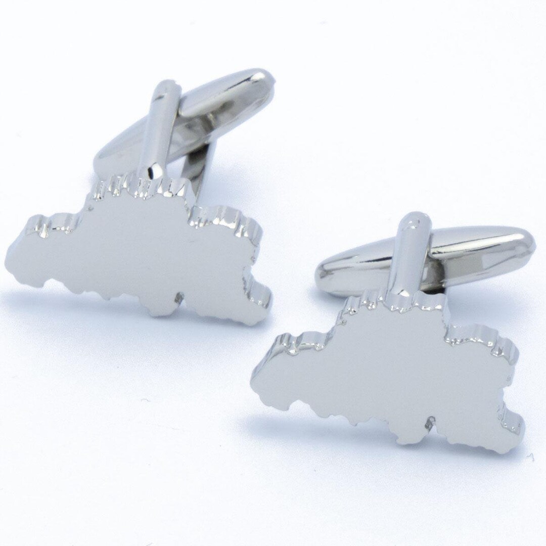 Cufflinks Belgium Map Outline - Etsy