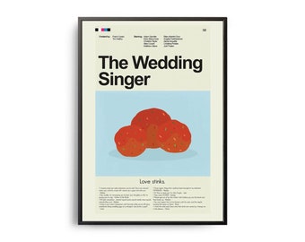 Wedding Singer Movie Poster - Etsy