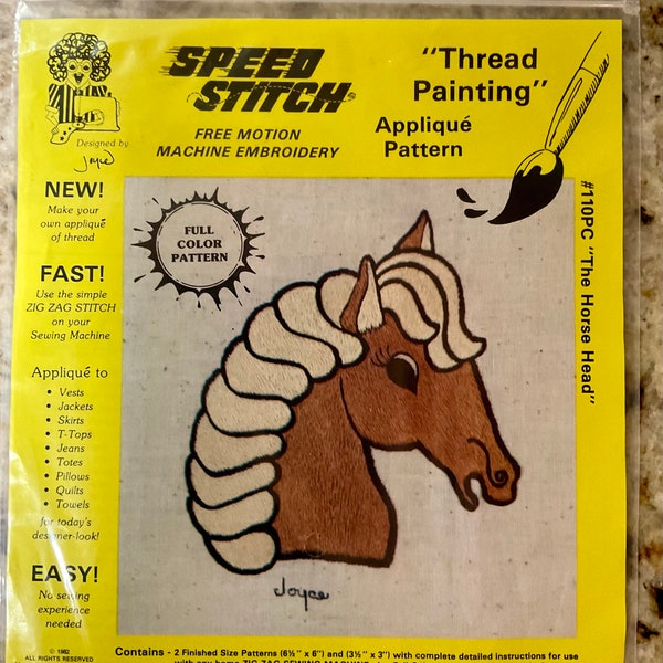 Free Motion Stitched Embroidery - Etsy
