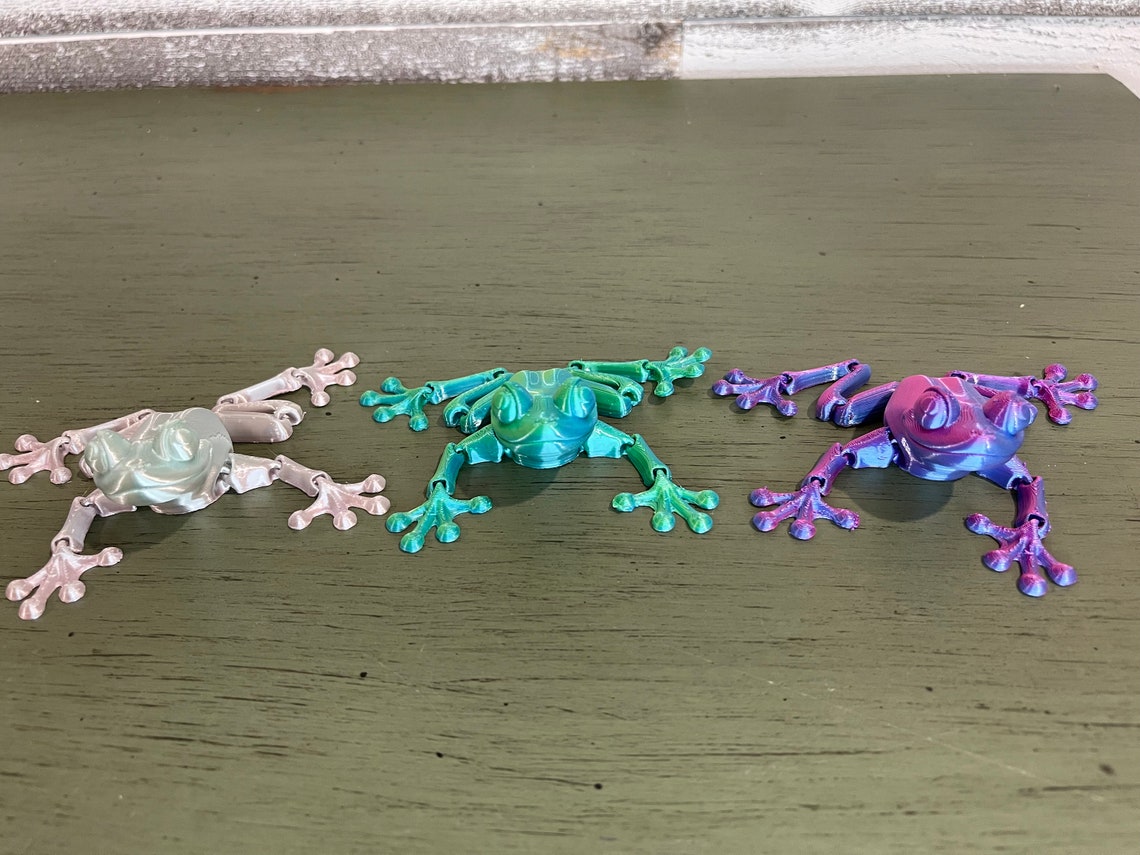Articulating Flexi Frog-designed by Flexi Factoryauthorized - Etsy