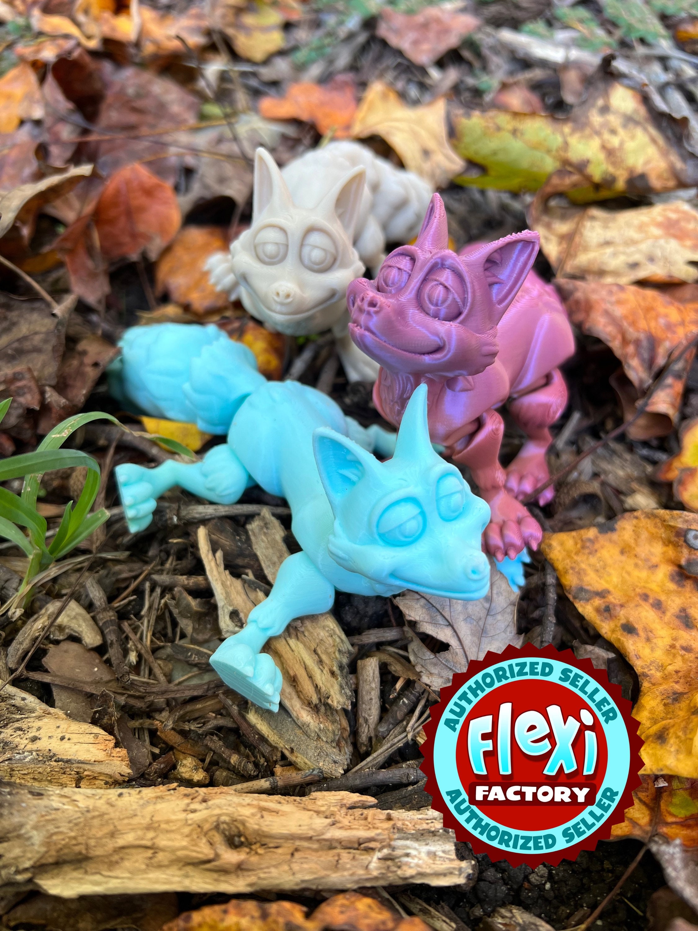 Articulating Flexi Fox Designed by Flexi Factory authorized - Etsy