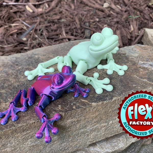 Flexi Frog - Etsy