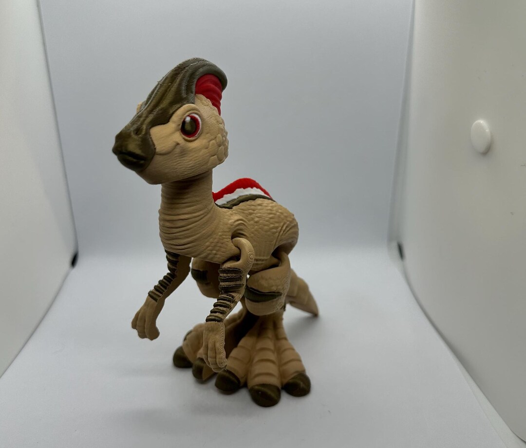 Articulated 3D Printed Parasaurolophus- Designed by Toonz Factory ...