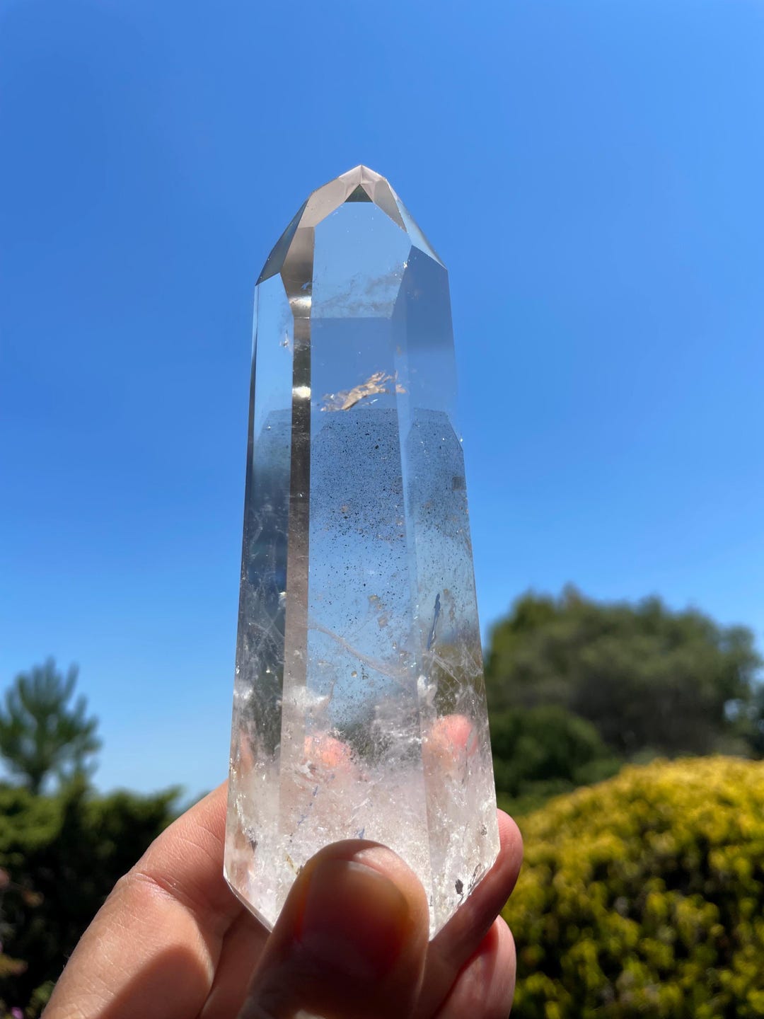 Lemurian Blue Angel Feather Clear Brazil Quartz Crystal 5.25” - Etsy