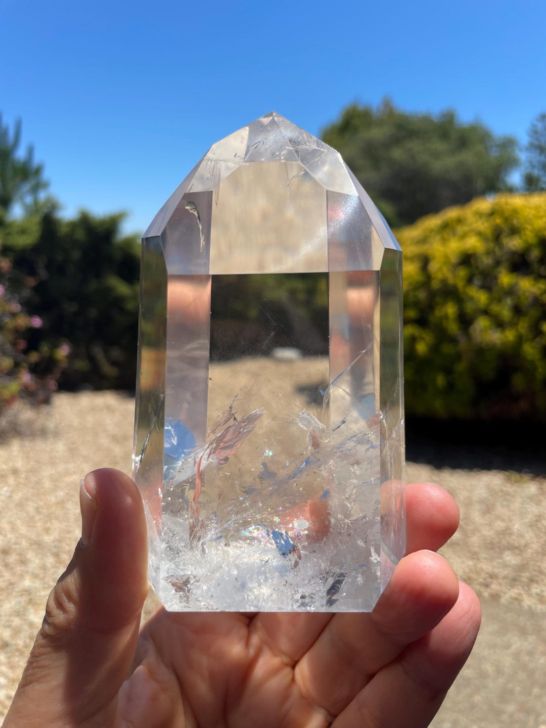 Lemurian Blue Angel Feather Clear Brazil Quartz Crystal 4.5” - Etsy