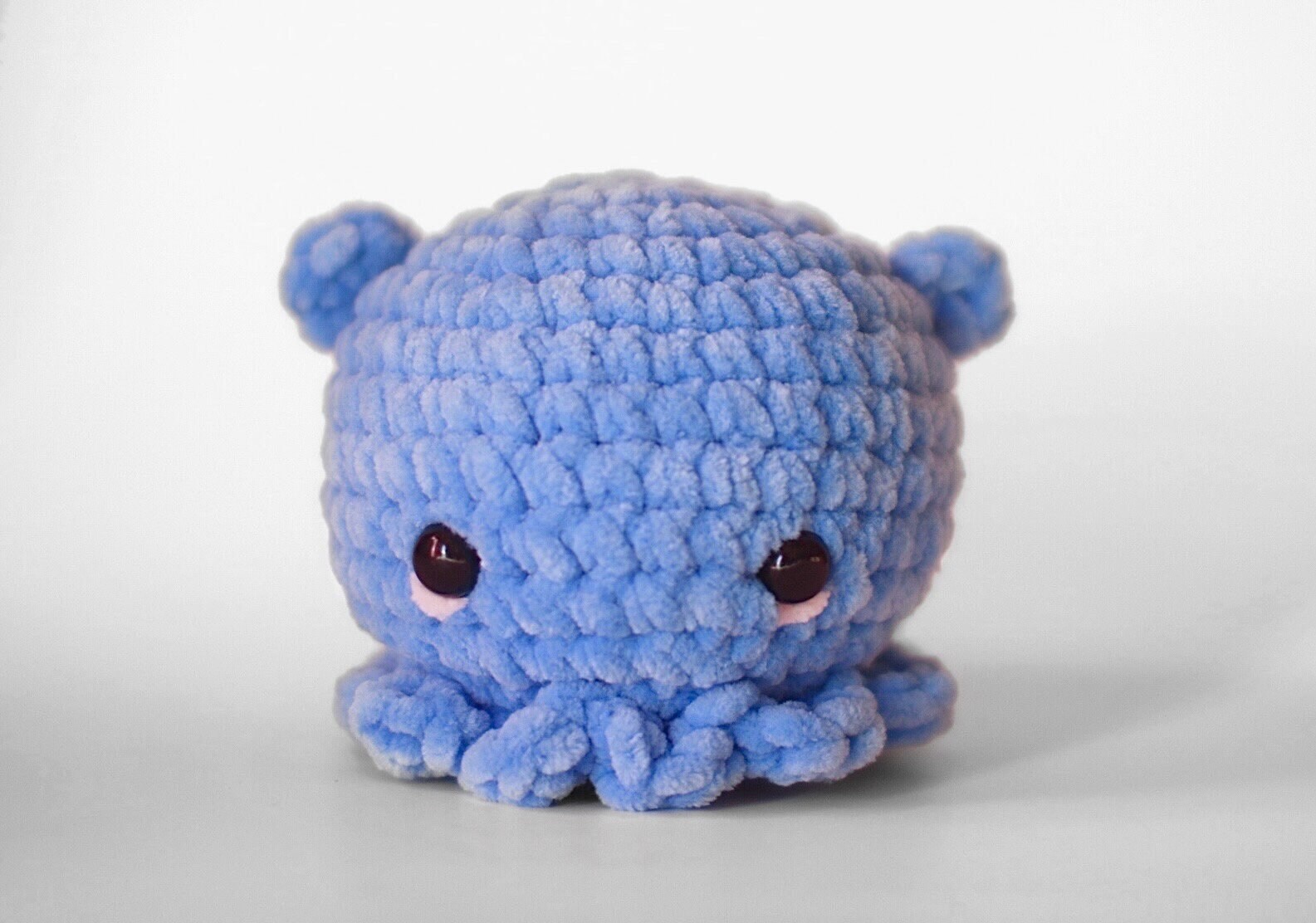 Crochet Plush Dumbo Octopus - Etsy