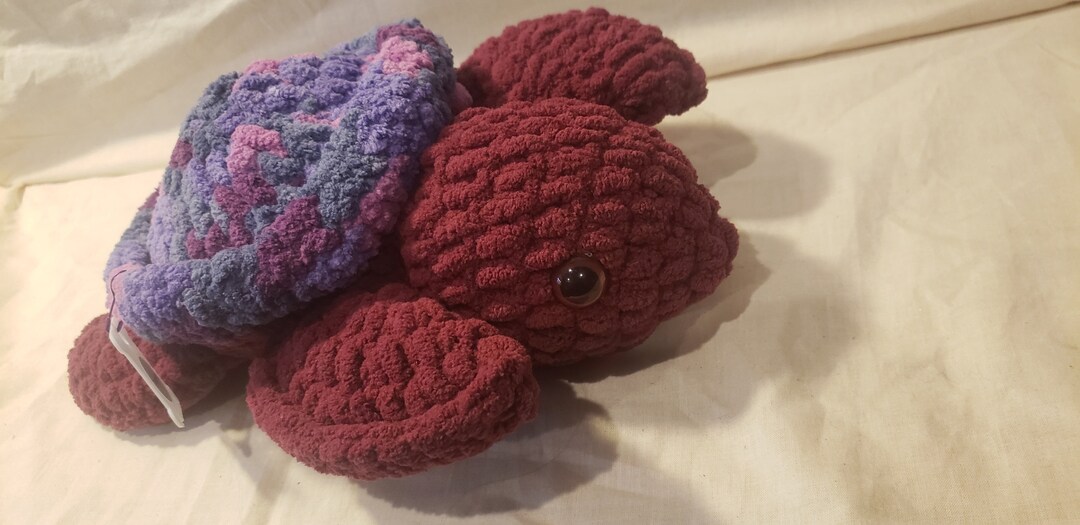 Custom Crochet Turtle Plush - Etsy