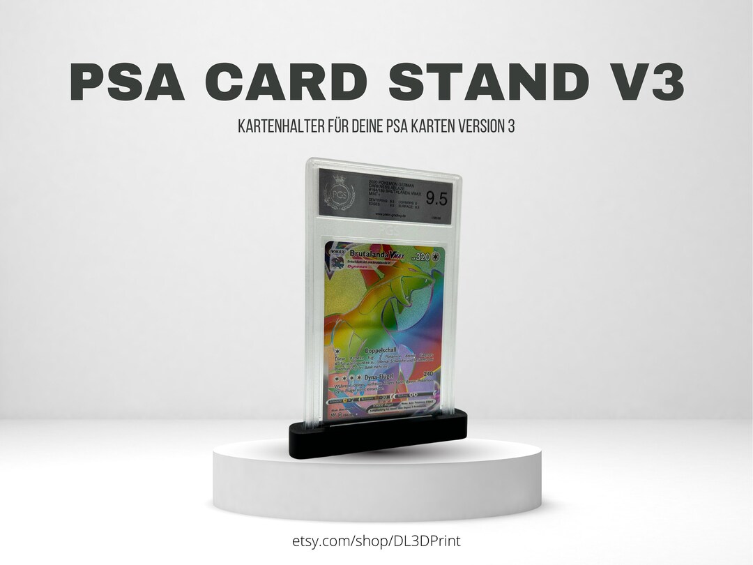PSA Card Stand V3 PSA Grading Trading Card Pokemon PSA Card Stand 3D ...