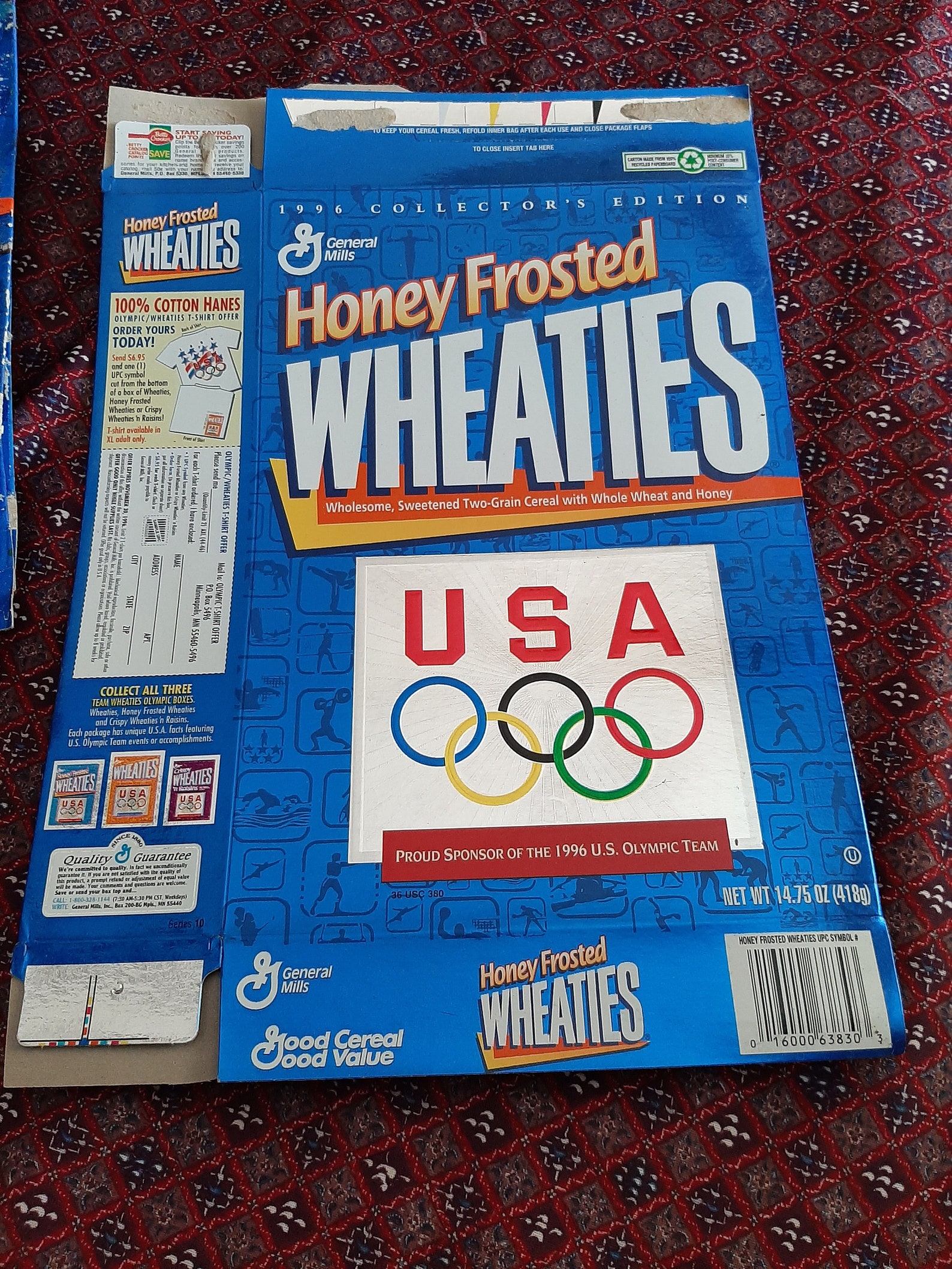 Honey Frosted Wheaties Cereal Boxes - Etsy