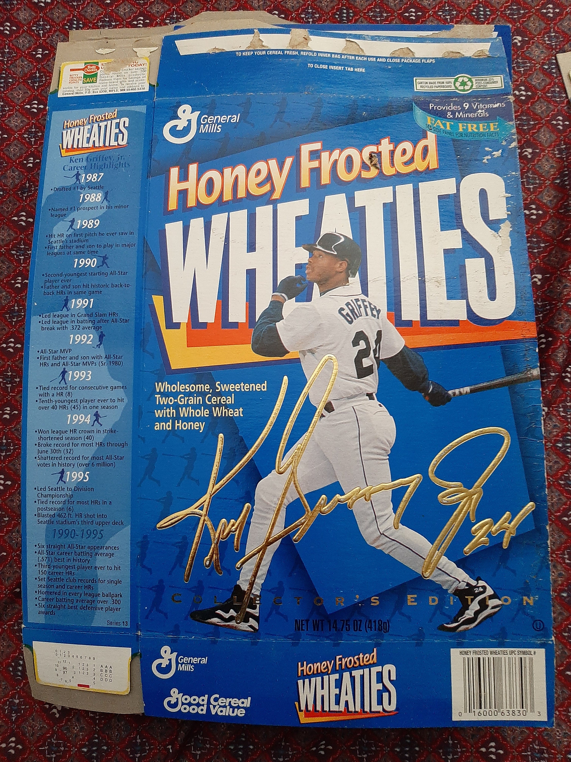 Honey Frosted Wheaties Cereal Boxes - Etsy