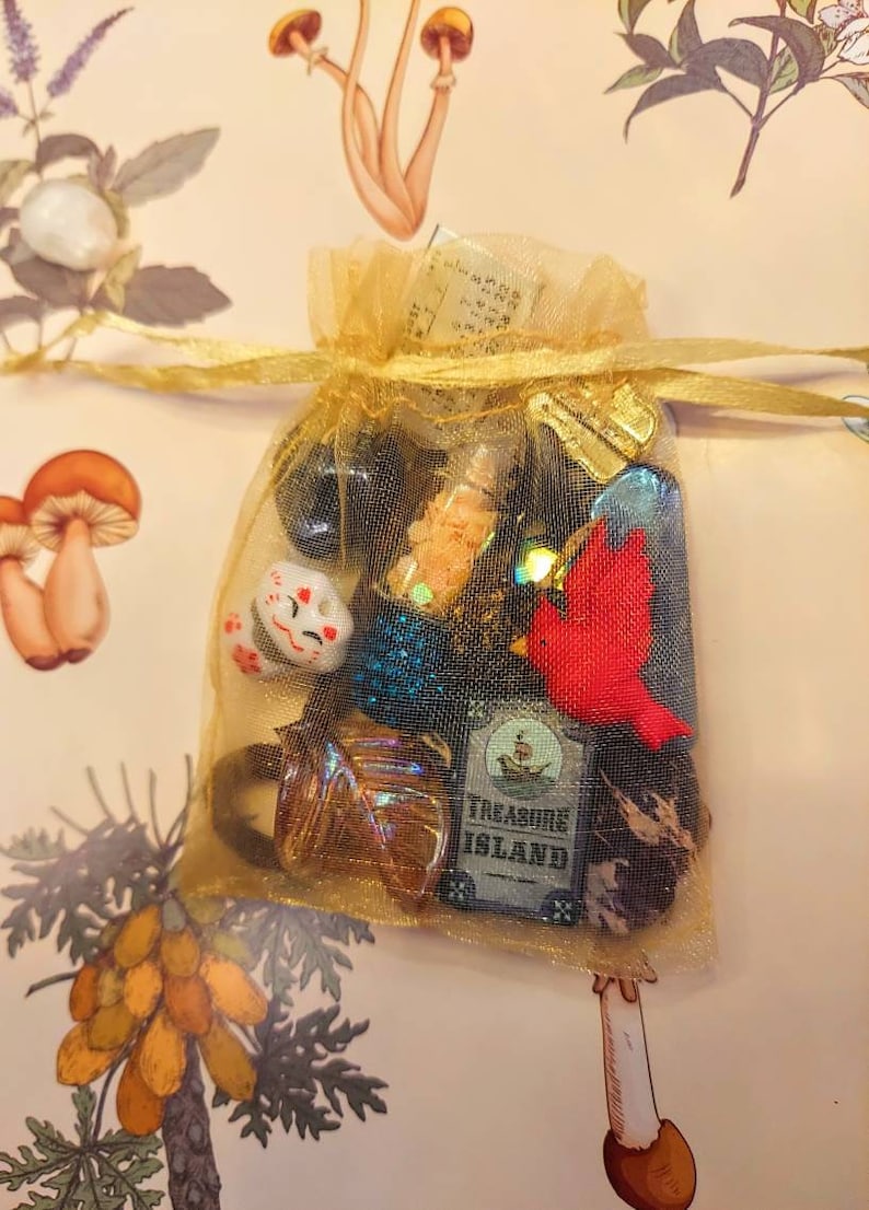 Goblincore Crowcore Mystery Trinket Bag Confetti Scoop - Etsy