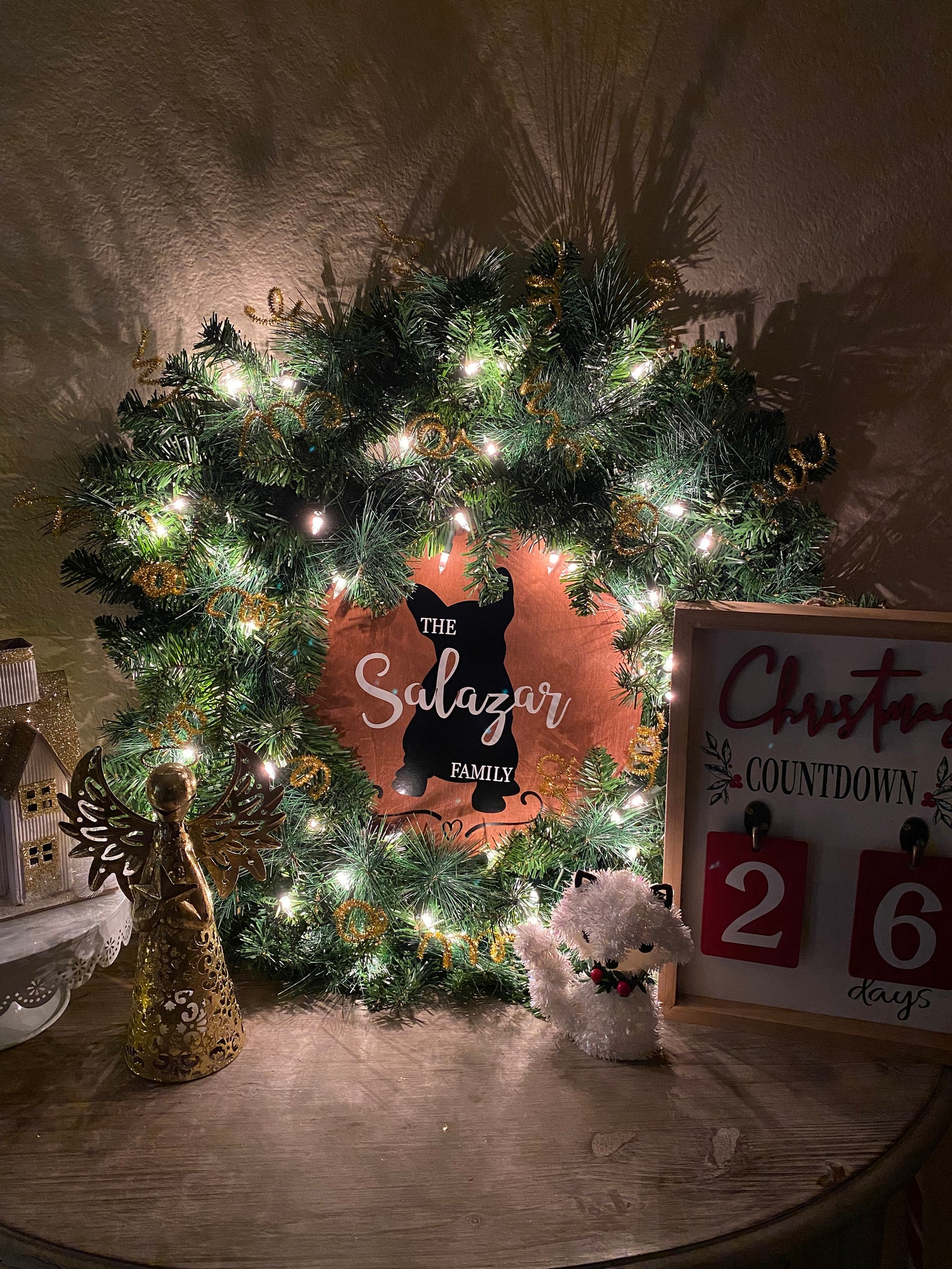 Family Name Wreath - Etsy