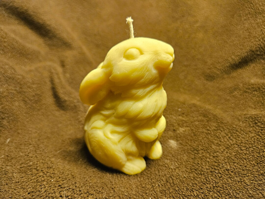 Wax Rabbit Candle, 9cm Tall - Etsy