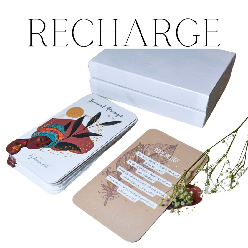 Self-discovery Card Deck, Self-care, Journaling Prompts, Conversation ...