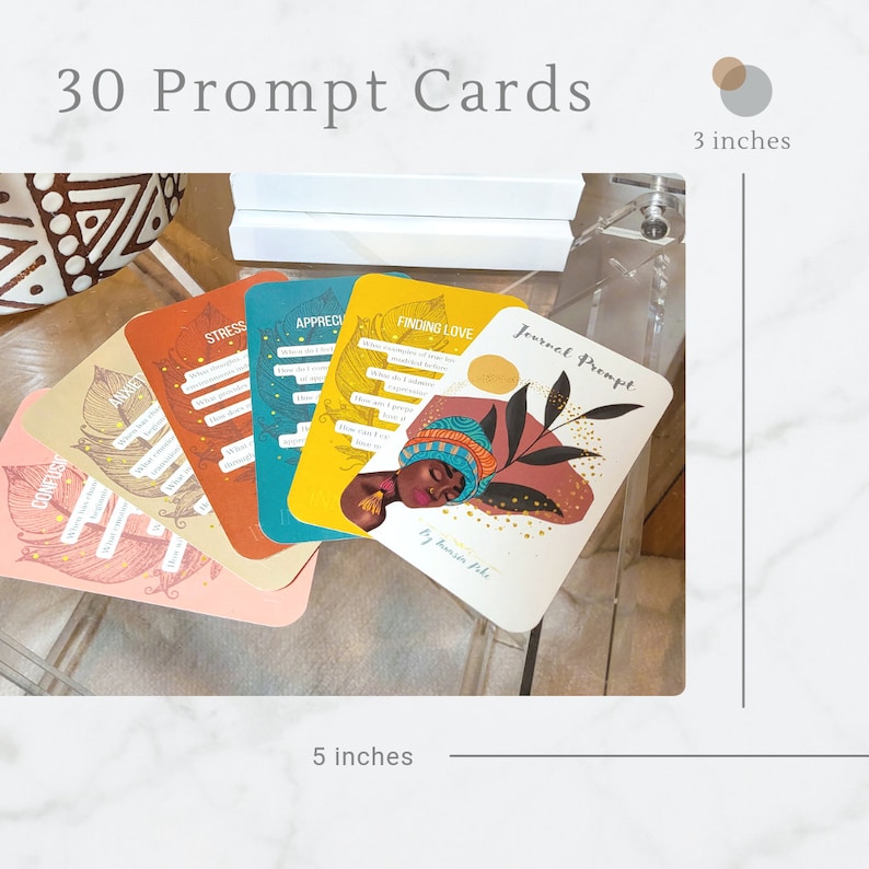 Self-discovery Card Deck, Self-care, Journaling Prompts, Conversation ...