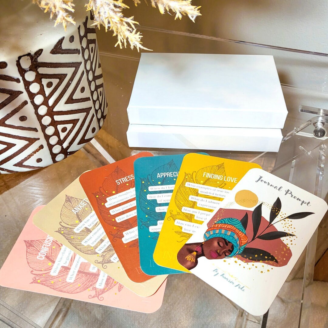 Self-discovery Card Deck, Self-care, Journaling Prompts, Conversation ...