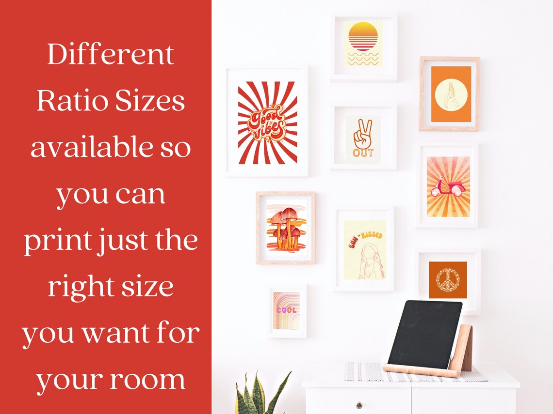 Retro Cool Wall Art Collage Kit Dorm Decor for College Girls - Etsy