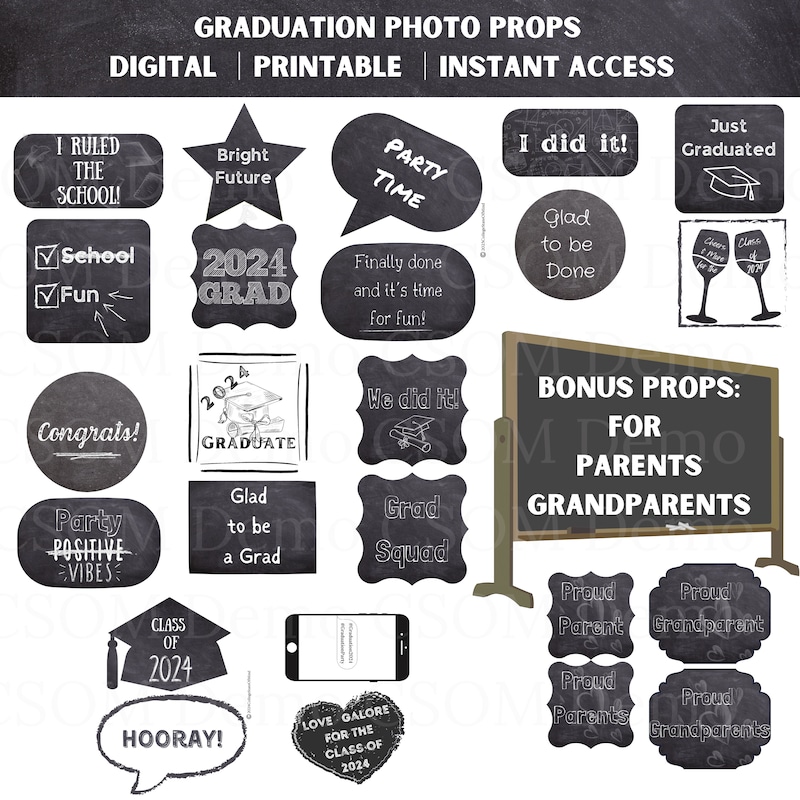 Chalkboard Props - Etsy