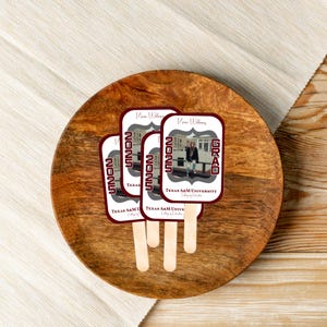 Personalized Photo Graduation Fan - Editable Digital Template - Custom ...