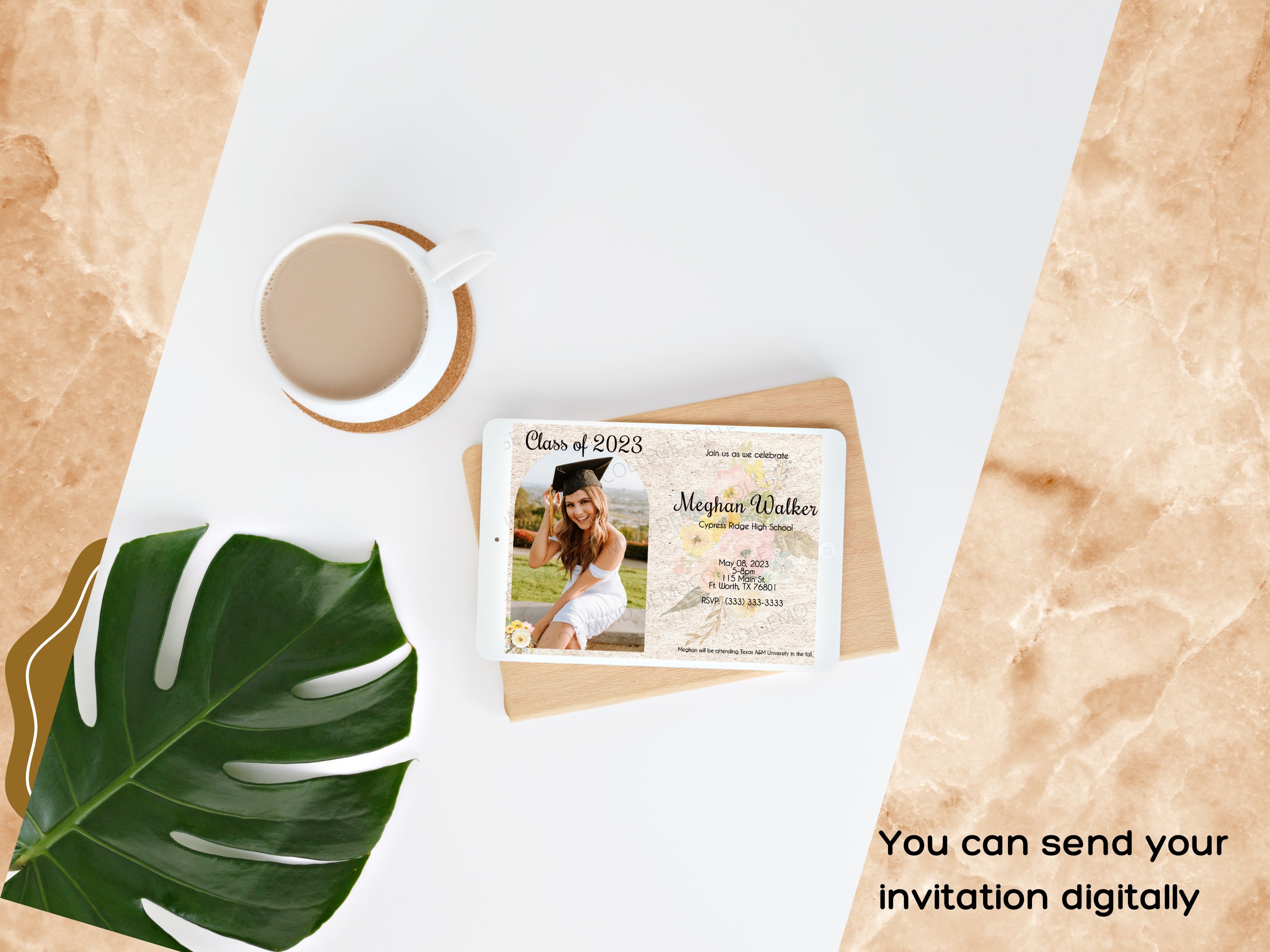 Boho Graduation Party Set, Graduation Party Decor for High School ...