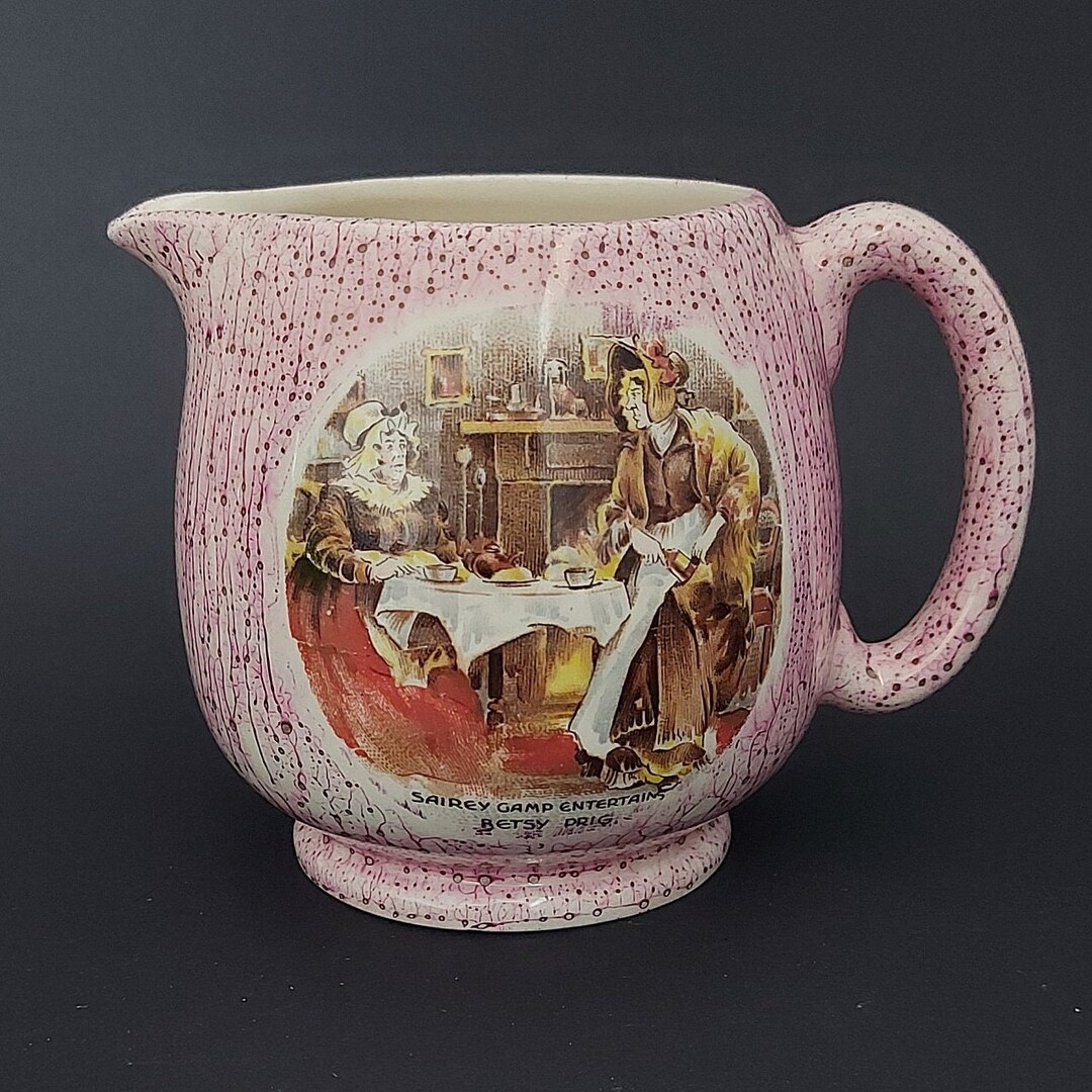 Antique Lancaster & Sandland Handley "sairey Gamp Entertains Betsy Prig ...