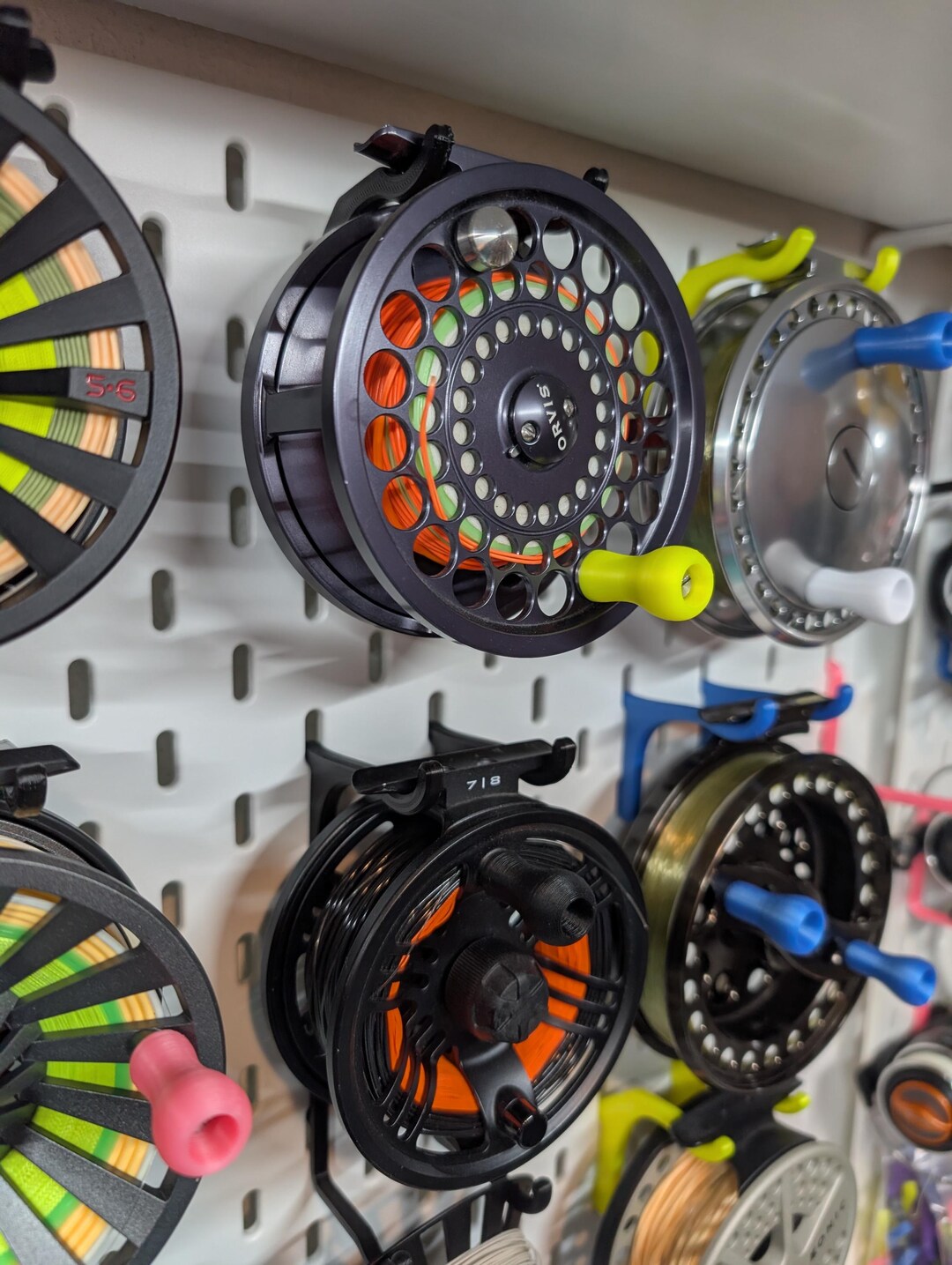 Pegboard Hooks for Fly Reels and Center Pin Reels (for IKEA Skadis) - Etsy