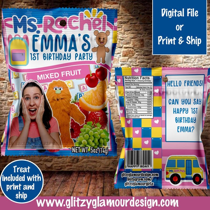 Ms Rachel Party - Etsy