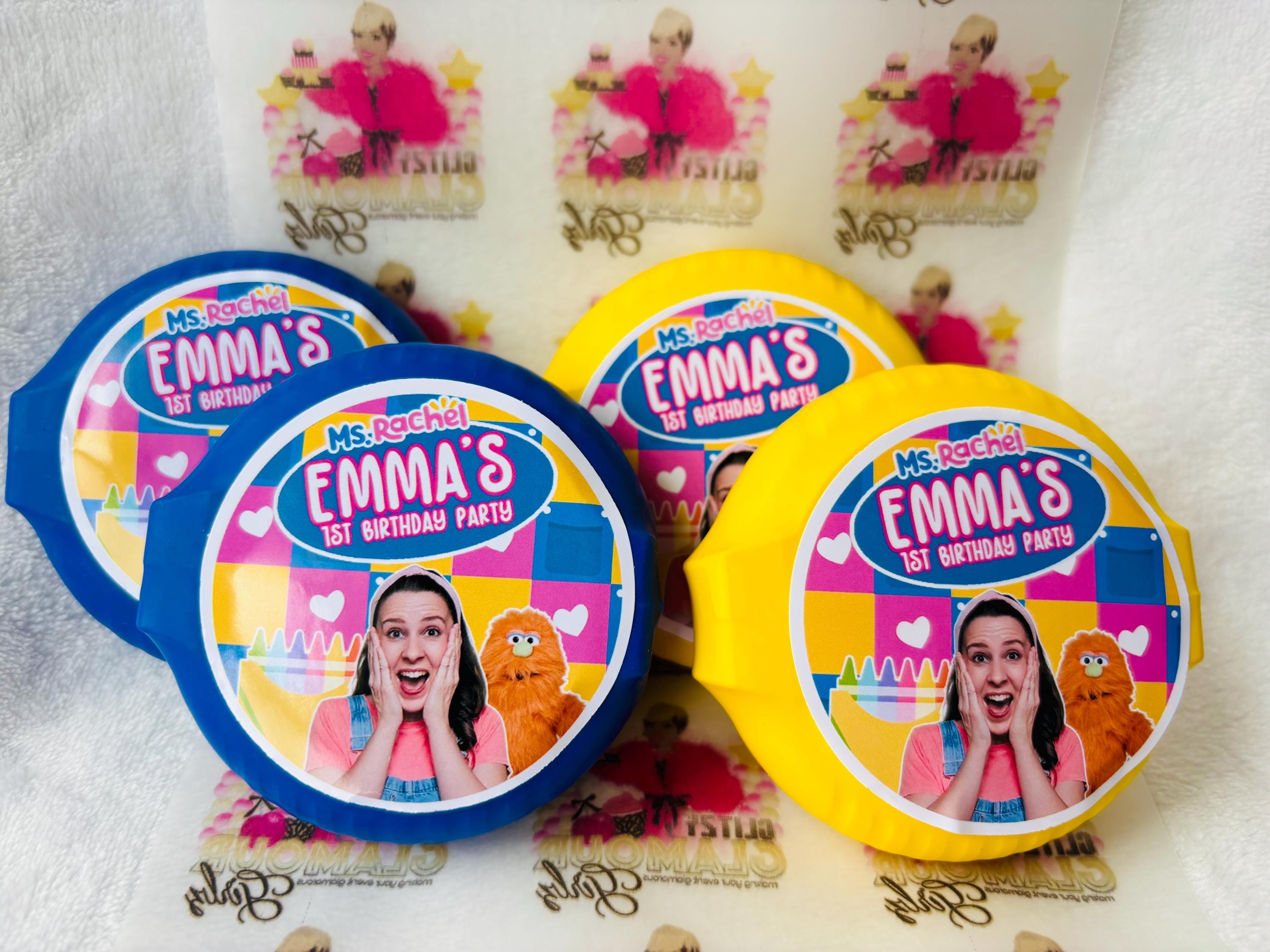Ms. Rachel Bubble Gum, Ms. Rachel Party Favor, Toddler Birthday Party ...