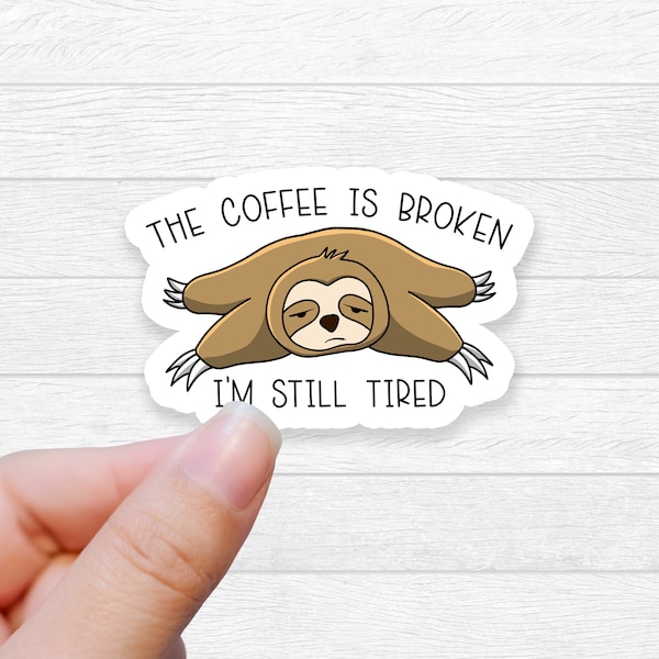Sloth Sticker - Etsy