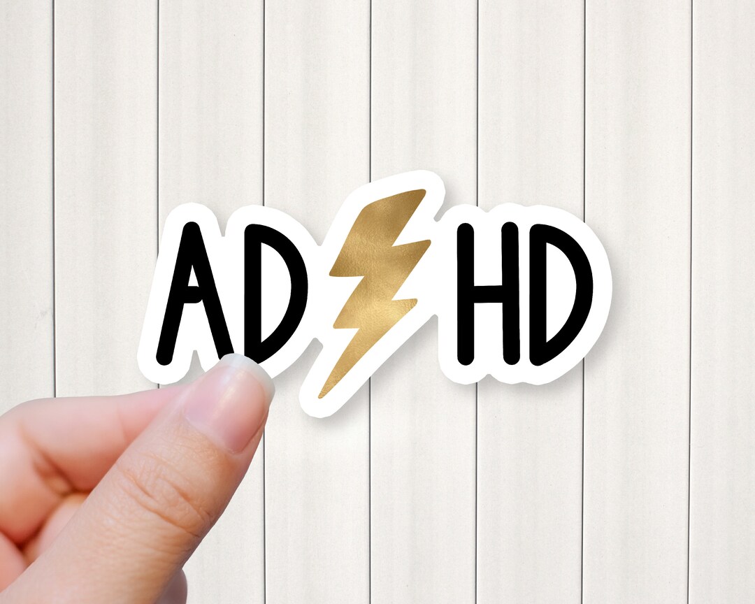 ADHD Sticker Neurodivergent ADHD Gift for Water Bottle or Laptop - Etsy
